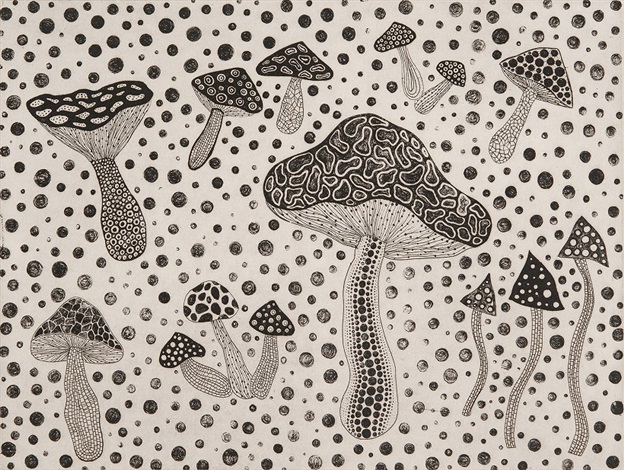 Mushrooms by Yayoi Kusama on artnet
