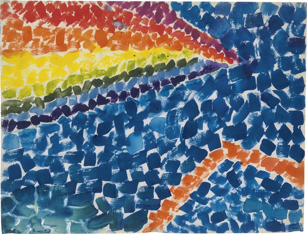 Untitled from the Space Series by Alma Thomas on artnet