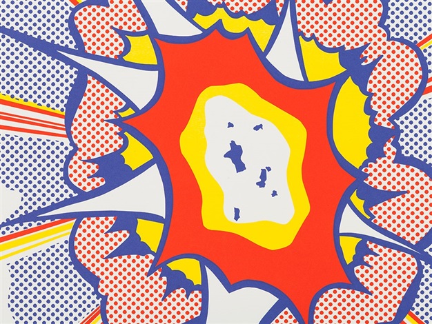 Explosion from Portfolio 9 by Roy Lichtenstein on artnet
