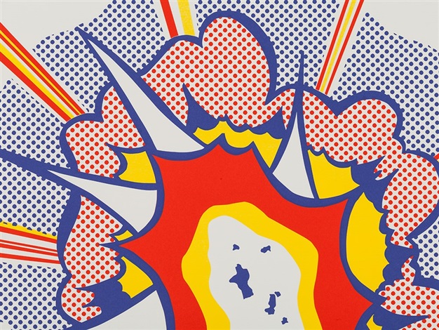 Explosion from Portfolio 9 by Roy Lichtenstein on artnet