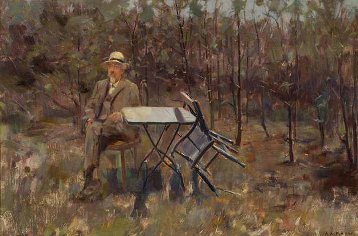 Anton Mauve In A Forest By Anton Rudolf Mauve Jr On Artnet
