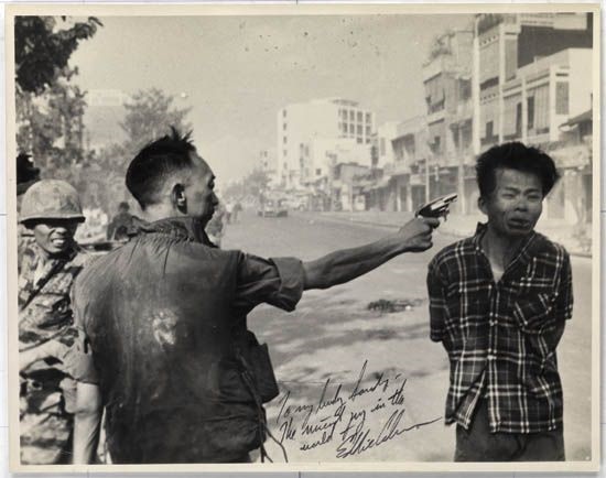 General Nguyen Ngoc Loan executing Viet Cong prisoner Nguyen Van Lém, Saigon by Eddie Adams on ...