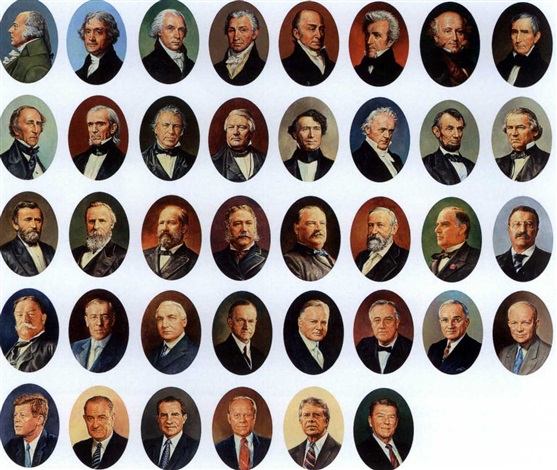 Portraits Of Us Presidents