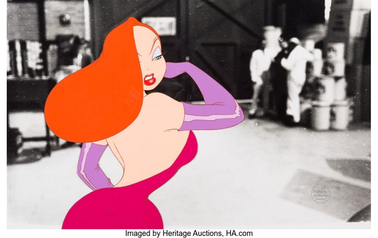 Who Framed Roger Rabbit Jessica Rabbit Production Cel Disneyamblin