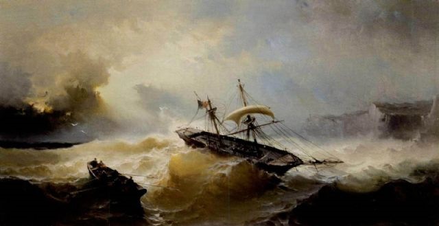 The rescue by Ivan Konstantinovich Aivazovsky on artnet