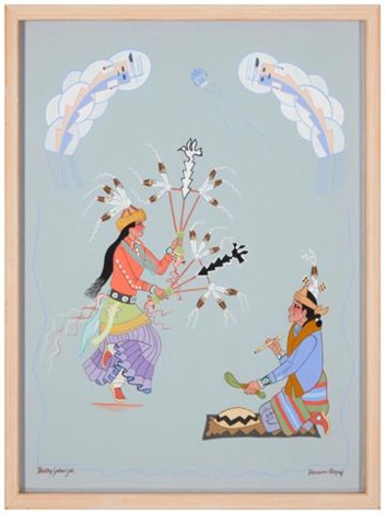 Native American Ceremony by Harrison Begay on artnet