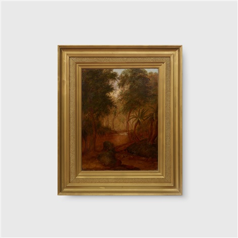 Rainforest waterfall by James Howe Carse on artnet