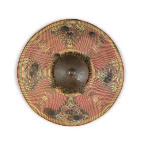 A Rare Ottoman Wicker Shield Kalkan, Turkey, 17th Century on artnet