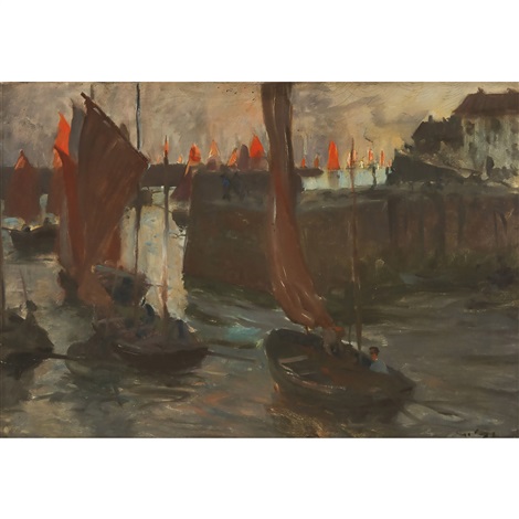 ENGLISCHER FISHERHAFEN by Carlos Grethe on artnet