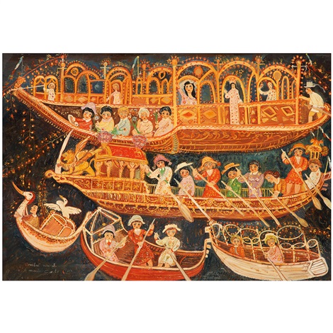 Combat Naval à Monte Carlo, 1966 by Émile Crociani on artnet