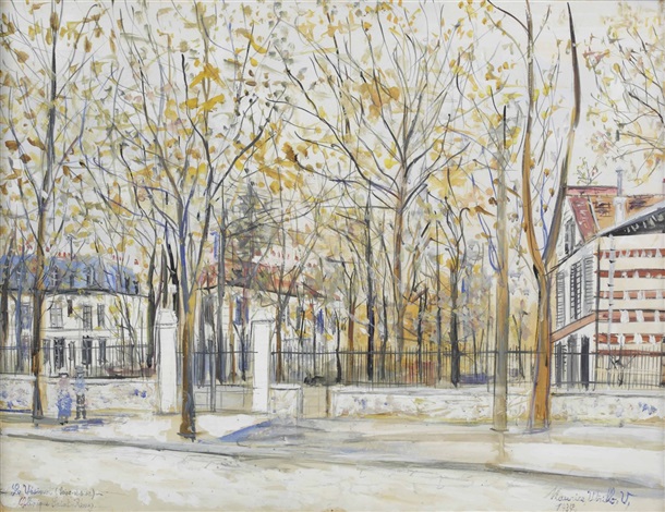 Clinique Saint Rémy, Le Vésinet by Maurice Utrillo on artnet