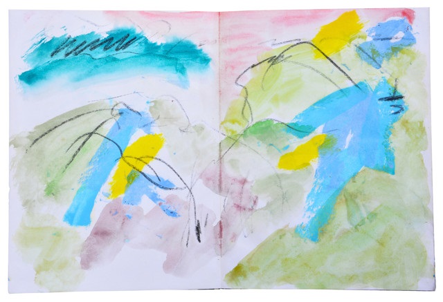 Khat wa Rasm Line and Hand-drawing by Etel Adnan on artnet