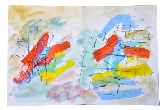 Khat wa Rasm Line and Hand-drawing by Etel Adnan on artnet