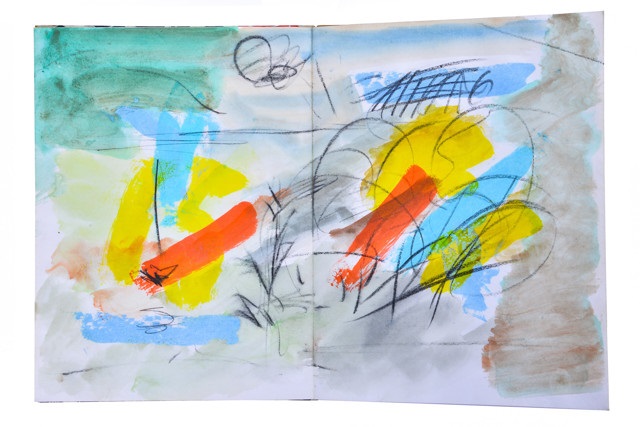 Khat wa Rasm Line and Hand-drawing by Etel Adnan on artnet