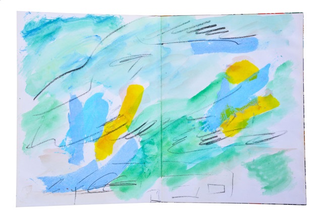 Khat wa Rasm Line and Hand-drawing by Etel Adnan on artnet