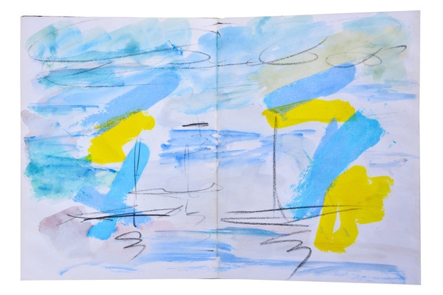 Khat wa Rasm Line and Hand-drawing by Etel Adnan on artnet