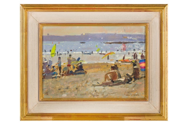 Summer beach, Cornwall by Ken Howard on artnet
