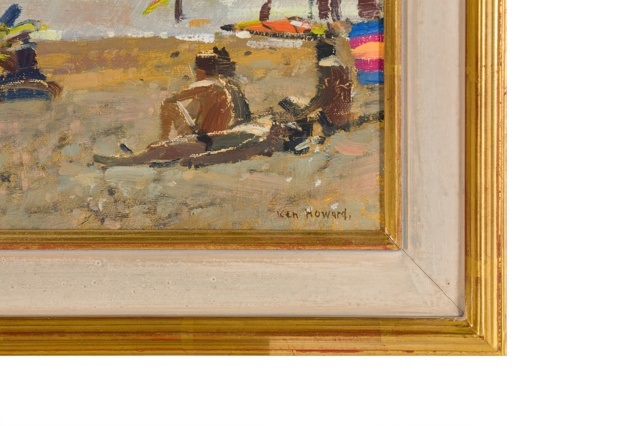 Summer beach, Cornwall by Ken Howard on artnet