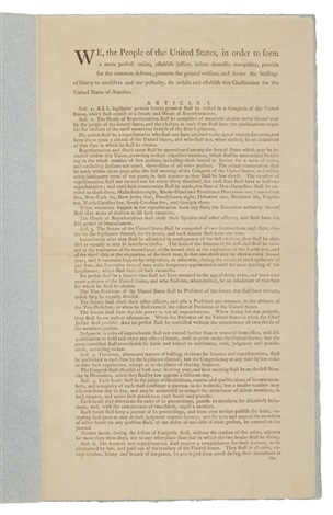 The Official Edition of the United States Constitution and the First ...