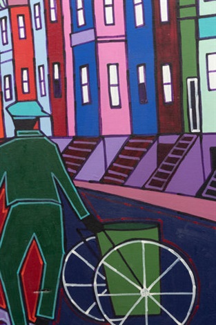 Untitled Street Sweeper in Harlem by Nicholas Davis on artnet