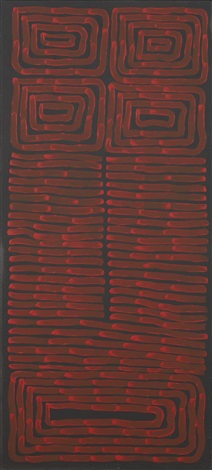 Fire and Tingari Dreaming by Ronnie Tjampitjinpa on artnet