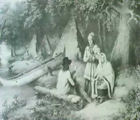 AFTER CORNELIUS KRIEGHOFF INDIAN WIGWAM IN LOWER CANADA by Andreas ...