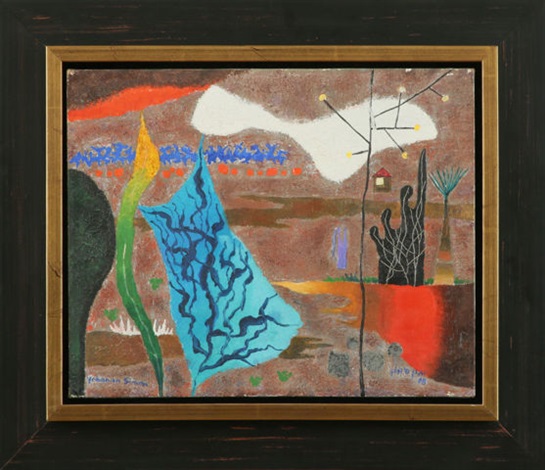 Desert Landscape 1968 by Yohanan Simon on artnet