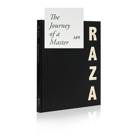 RAZAS SIGNED FOLIO SIZED COPY JOURNEY OF A MASTER by Sayed Haider Raza ...