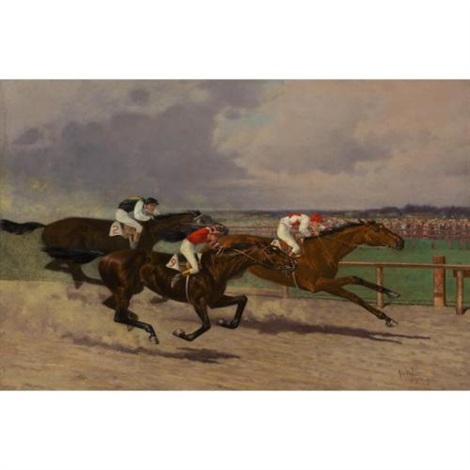 The 1902 Suburban Handicap by Henry Stull on artnet