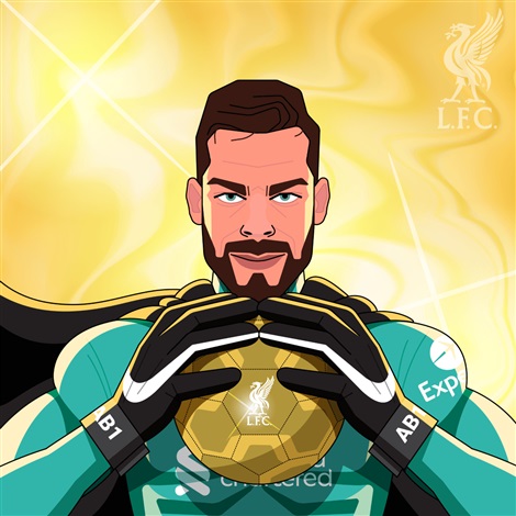 Alisson Becker, Goalkeeper by Liverpool FC on artnet