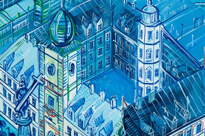 Castle Square by Edward Dwurnik on artnet