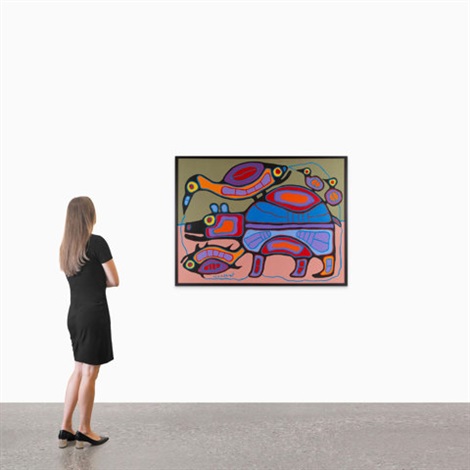 ANIMAL WORLD by Norval Morrisseau on artnet