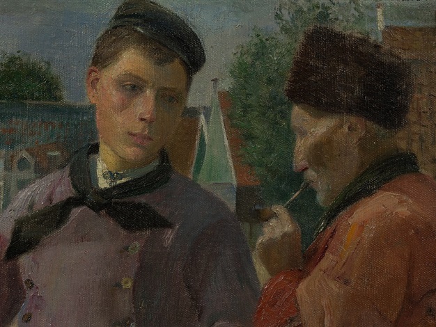 Conversation by the Riverside by Wilhelm List on artnet