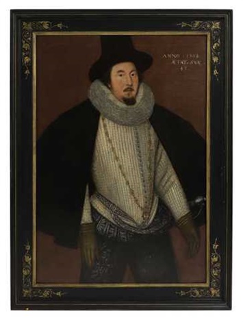 Portrait of Gilbert Talbot, 7th Earl of Shrewsbury, three-quarter ...