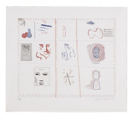 The Blue Guitar by David Hockney on artnet