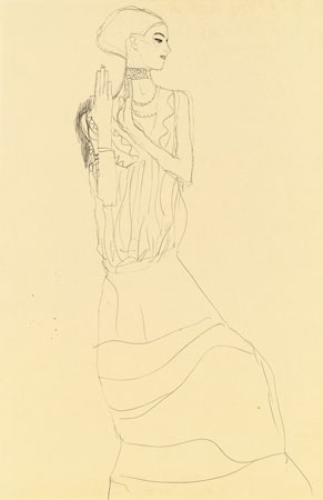 Tänzerin - Die Erwartung - des Stoclet-Frieses study by Gustav Klimt on ...