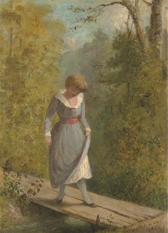 Crossing the creek by John O'Brien Inman on artnet