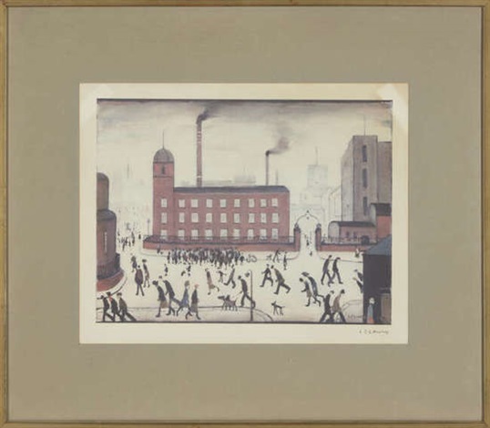 Mill Scene by L.S. Lowry on artnet