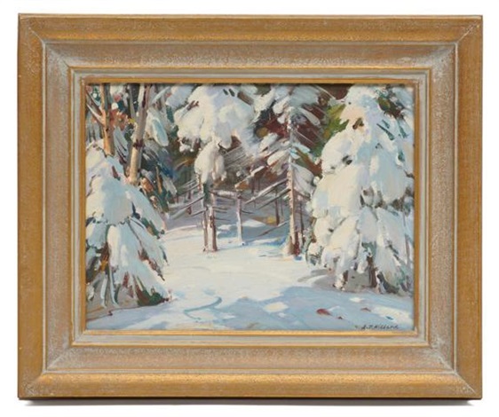 Snowy Path by Aldro Thompson Hibbard on artnet