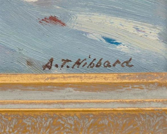 Snowy Path by Aldro Thompson Hibbard on artnet