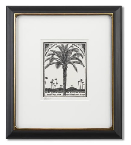 Palm Tree, from XXIV Emblemata by M.C Escher on artnet