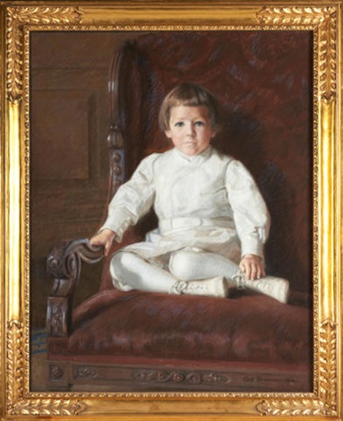 Portrait of a Child by Olaf Martinus Brauner on artnet