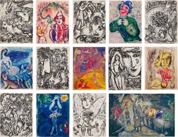Le Cirque The Circus M. 490-527, C. bks 68 by Marc Chagall on artnet