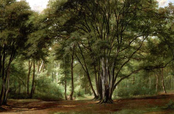 Paysage aux grands arbres by French School-Barbizon (19) on artnet