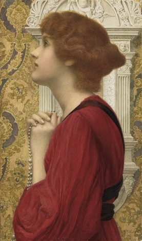 The guarded flame by Henry Ryland on artnet