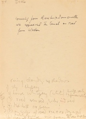 Collection of Eight Drawings, circa 1906-28 by Oscar Florianus Bluemner ...