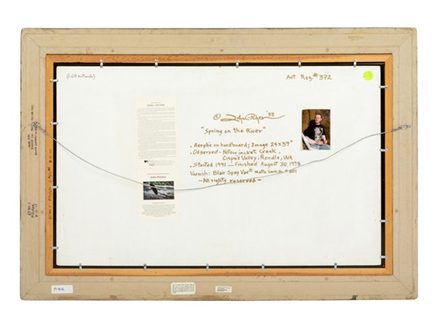 Spring on the River by John Pitcher on artnet