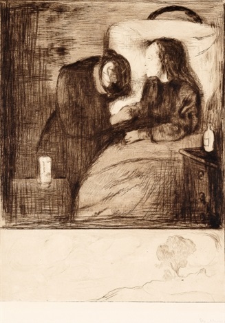 The sick child I by Edvard Munch on artnet