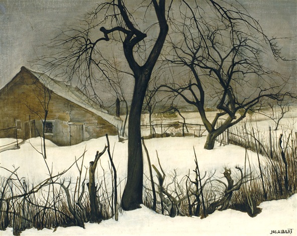 Winter in Brabant by Joseph Albert on artnet
