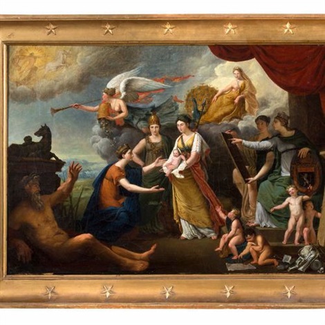 Présentation du roi de Rome à la Ville de Gand by Mathieu Ignace van ...